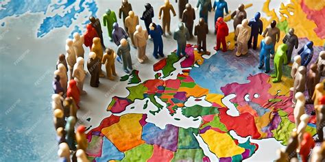 Premium Ai Image Globalization And Diversity People From Different
