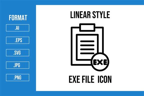 Exe File Icon Graphic By Mhd Usman Creative Fabrica