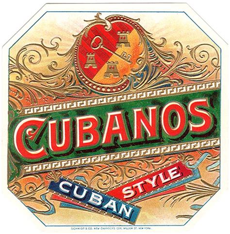 Cuban Cigar Label