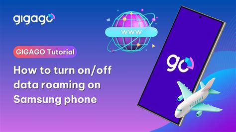 How To Turn On Off Data Roaming On Samsung Phone Youtube