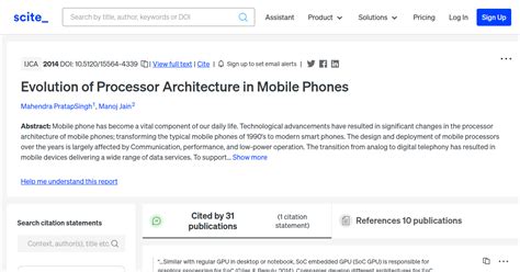 Evolution Of Processor Architecture In Mobile Phones
