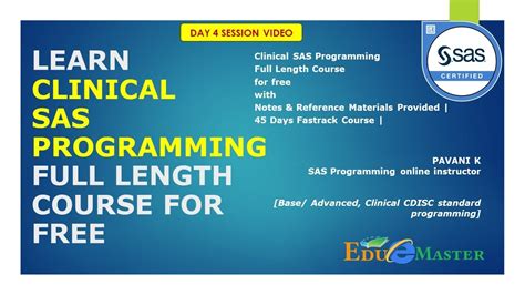 Sas Tutorials For Beginners Clinical Sas Programming Full Course Day 4 Infile Options Youtube