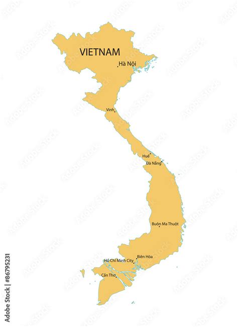 Map Of Vietnam Cities