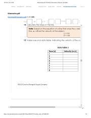 Introduction To Kinematics Physics Lab B03 Download PDF Course Hero