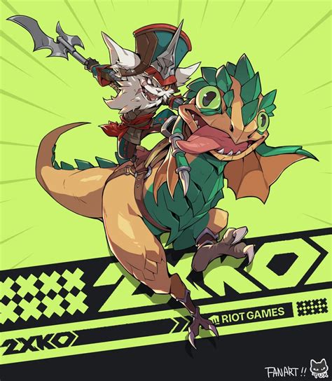 Kled And Skaarl League Of Legends And 1 More Drawn By Tuxedo De Cat