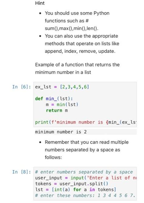 Solved Ist And Set Basics Given A List Of Numbers You Are Chegg