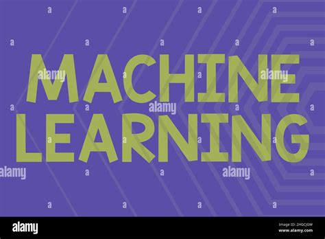 Writing Displaying Text Machine Learning Word Written On The Concept That A Computer Can Learn