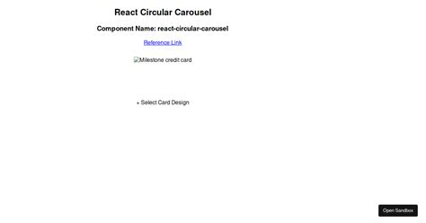 React Circular Carousel Examples Codesandbox