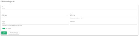 Network Routing Rules Create Skudonet