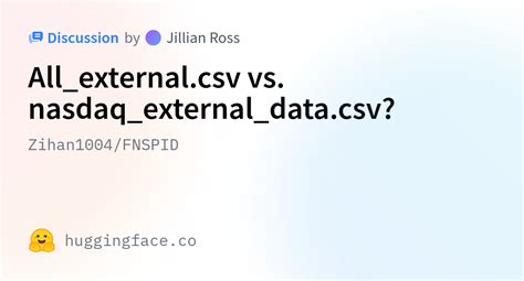Zihan1004fnspid · Allexternalcsv Vs Nasdaqexternaldatacsv