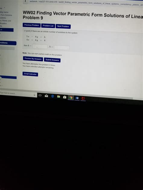 Solved K Webwork Ma227 101 Umd S18 Ww02 Finding Chegg Com