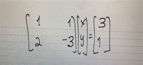 Solved Solve Using A Matrix And Linear Equation For X And Y Chegg Com