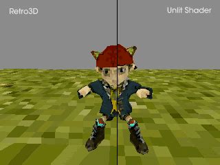 Github Keijiro Retro D A Shader That Imitates Low Grade D Graphics