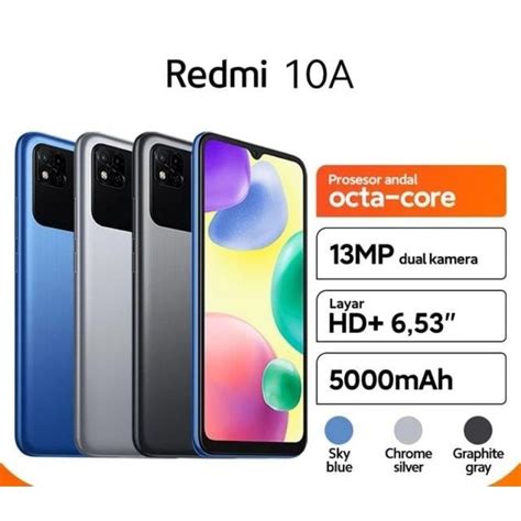 Jual Xiaomi Redmi 10a 332gb Shopee Indonesia