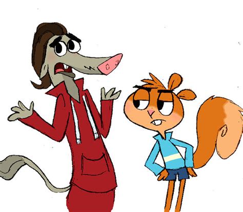 Scaredy Squirrel And Paddy Padderson Arguing By Trendystamacigian On