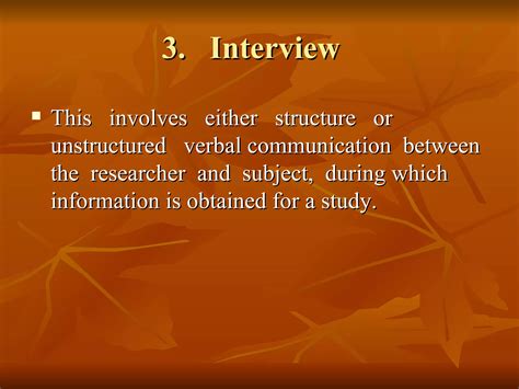 Chapter 9 Methods Of Data Collection Ppt Science