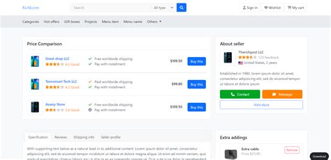 Angular Bakery Ecommerce Website Template Free Therichpost