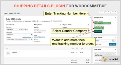 Order Tracking WordPress Plugins Free And Paid FormGet