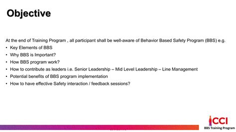 Bbs Training Program System2020 Cci Pptx Human Resources Business