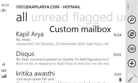How To Check IMAP Or POP Account Mails On IPad Windows Phone