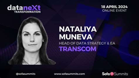 Datanext Datatransformation Sofasummits Nataliya Muneva