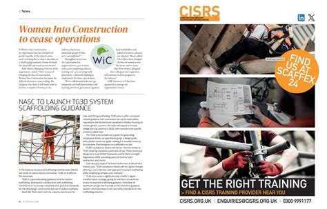 Cisrs Scaffolding Constructionnews Scaffoldinglife Construction Industry Scaffolders