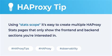 Haproxy Technologies On Twitter The Haproxy Stats Page Gives You Tons Of Information To Avoid