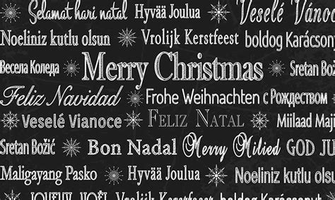 Frohe Weihnachten In Verschiedenen Sprachen Weltweit