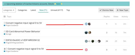Convert Negative Input Signal V To To V General Guidance Arduino Forum