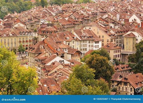 The Old City Is The Medieval City Center Of Bern Switzerland Stock