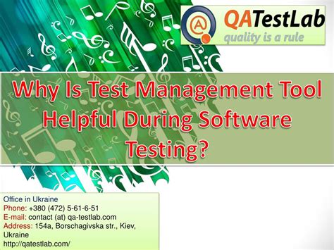PPT Why Is Test Management Tool Helpful During Software Testing PowerPoint Presentation ID