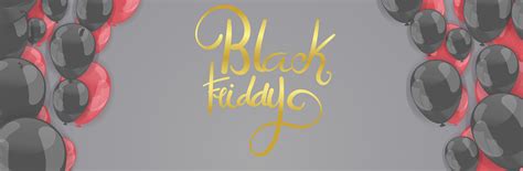 소매 쇼핑 또는 블랙 프라이데이 프로모션을위한 풍선과 블랙 프라이데이 판매 포스터 현대적인 디자인 보편적 개체 그룹에 대한 스톡 벡터 아트 및 기타 이미지 Istock