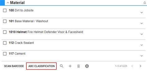 Configure Abc Classification