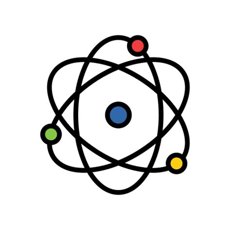 Atom Generic Color Lineal Color Icon
