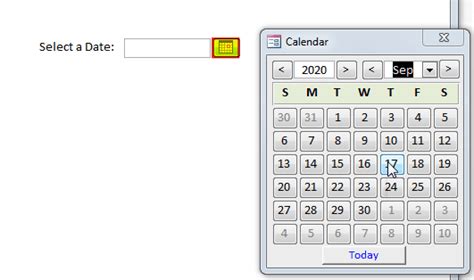 Custom Calendar Control For Ms Access Vba Tricks 2024