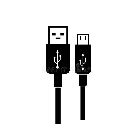 Usb Data Transfer Logo Stock Vector Illustration Of Hardware 282899608