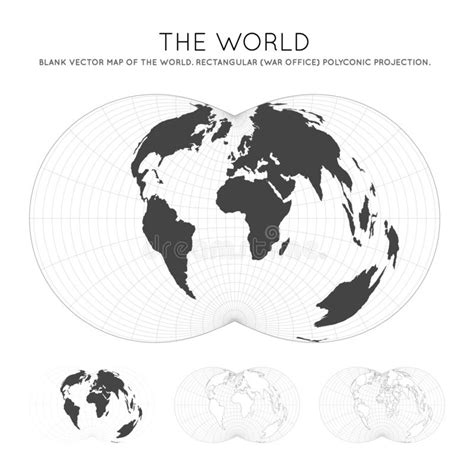 Map Of The World Stock Vector Illustration Of Info 154305715