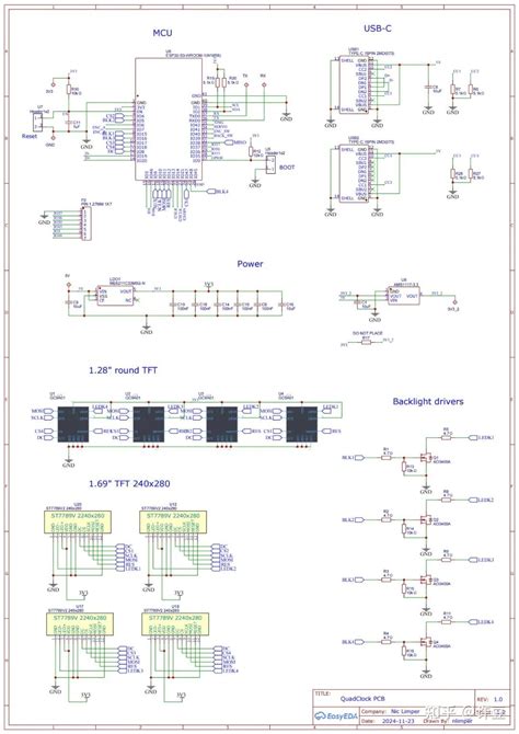 github上有趣嵌入式项目之——多显示器的时钟控制器（支持4个tft显示器） 知乎
