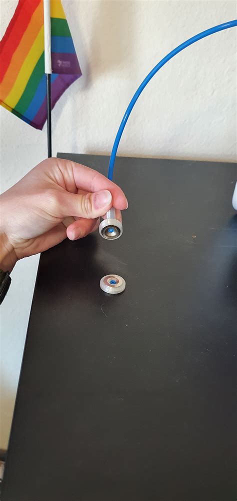 Magnetic Filament Pass And PTFE Connector For Ikea Lack Enclosure Von