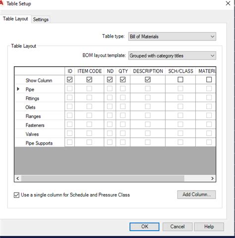 Solved Isometric Bom Custom Categories Setup Autodesk Community