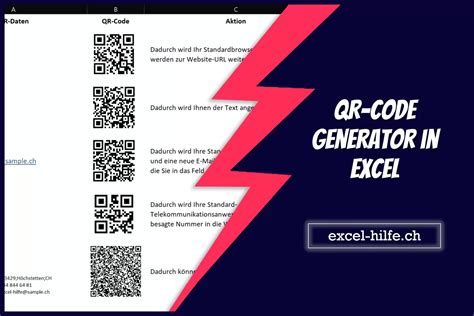 Qr Code Generator In Excel Excel Hilfech