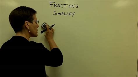 01 Introductory Algebra Simplify Fractions Youtube