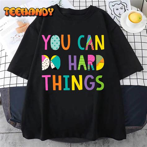 You Can Do Hard Thing Vintage Teacher Back To School T Shirt