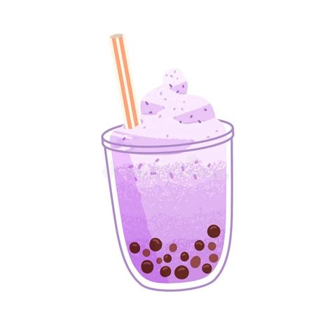 Taro Tea Boba Stock Illustrations 225 Taro Tea Boba Stock
