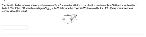 Solved The Circuit In The Figure Below Shows A Voltage Chegg
