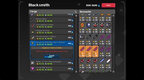 Item Forge Issue Solved Game Discussion Forum RealmEye