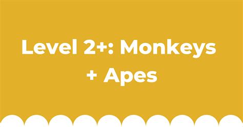 Level 2 Monkeys Apes Unit Study The Learn Live Letter Homeschool Unit Studies Level 2 Monkeys Apes Unit Study The Learn Live Letter Homeschool Unit Studies