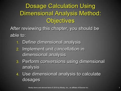Dosage Calculation Using The Dimensional Analysis Method Images
