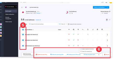🚀 Manage Email Addresses In Bulk Infomaniak