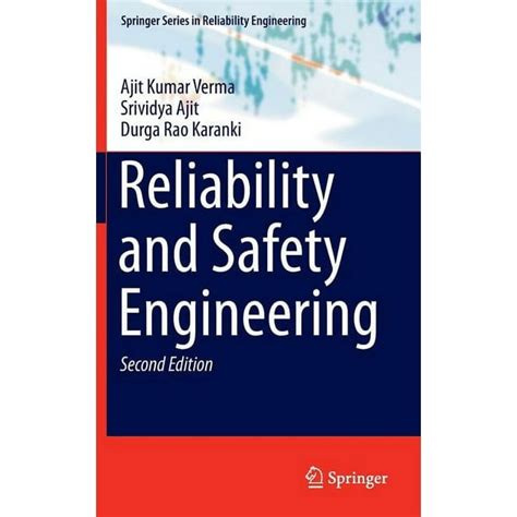 Springer Reliability Engineering Reliability And Safety Engineering